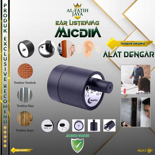 Promo Alat Sadap Penyadap Pendeteksi Suara Tembus Dinding Spy Bug Wall ...