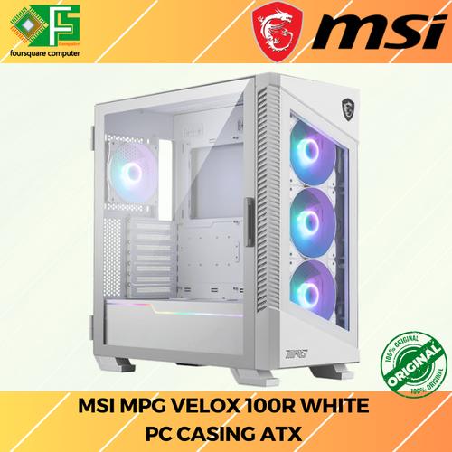 Jual Casing PC ATX MSI MPG Velox 100R WHITE | CPU Case Gaming - Kota ...