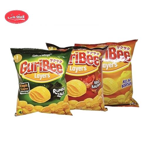 Jual Guribee Layers Calbee Wings Snack Ringan Chiki 68gr - Rumput Laut ...
