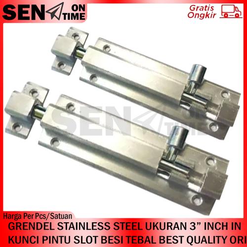 Jual Grendel Stainless WHISTLER Ukuran 3” Inch In Inci Inchi Kunci ...