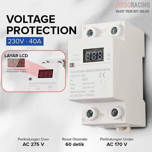 Jual Din Rail Over Under Voltage Protection 230V 40A - Jakarta Barat ...