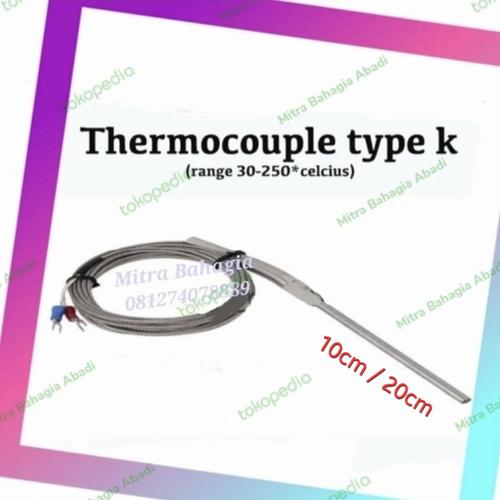 Jual Thermocople Sensor Panas Oven Deck type K ( uk. 5cm / 10cm / 20cm ...
