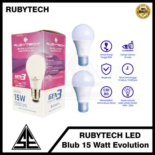 Jual LAMPU LED RUBYTECH 15 Watt Evolution - Kab. Malang - SANDY ELEKTRONIK_NEW | Tokopedia