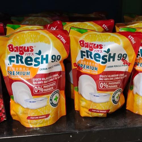 Promo BAGUS fresh99 premium diswash 575 ml fortune orange sabun cuci ...