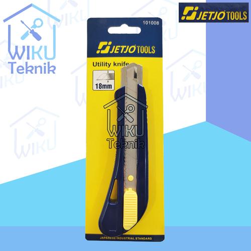 Jual JetJo Pisau Cutter Besar 18mm Pemotong Kertas Super Tajam - Kota ...
