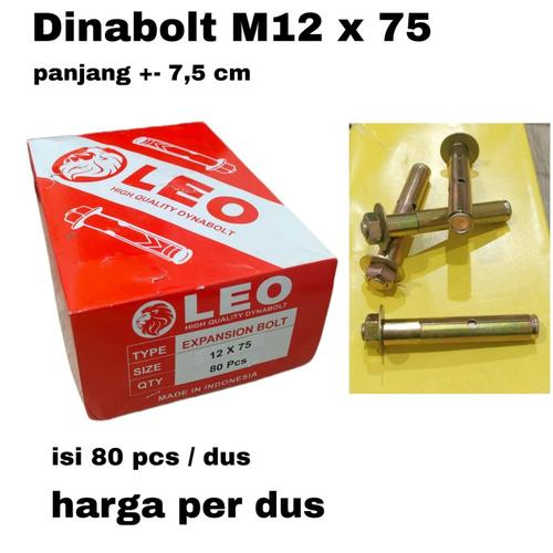 Jual Dinabolt Leo 12 x 75 / dinabolt murah / dinabolt per dus - Jakarta ...
