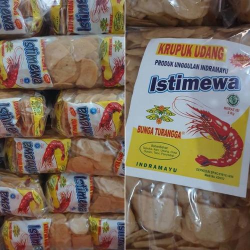 Jual Kerupuk Udang Cap Bunga Turangga/Kerupuk Udang 250Gr Kerupuk ...