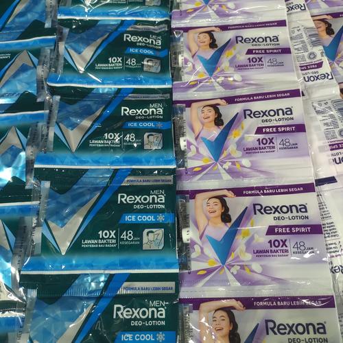 Jual Rexona sachet 1 renceng (12pcs) freespirit / Ice Cool - Ice Cool ...