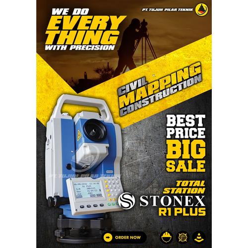 Jual TOTAL STATION STONEX R1 PLUS - Kab. Bandung - tujuhpilarteknik ...