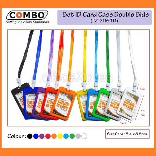 Jual Gantungan ID Card / Id Card 2 Side / Card Plate / Card Holder ...