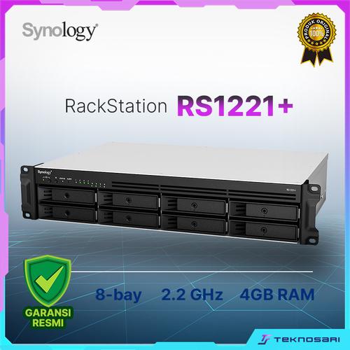 Jual Synology RS1221+ | RackStation 8-Bay 2.2 GHz 4GB RAM - Garansi 3 ...
