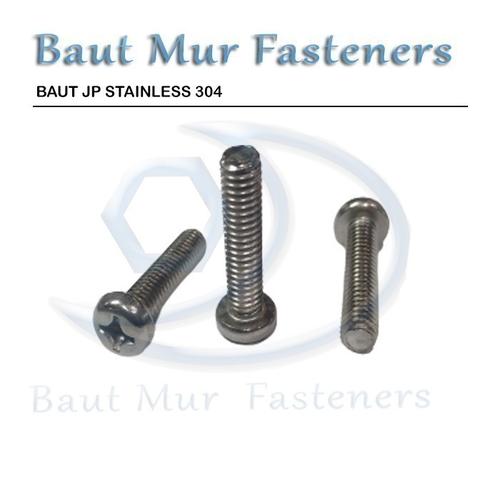 Jual Baut JP Stainless 304 M4 X 50mm - Jakarta Pusat - baut mur ...