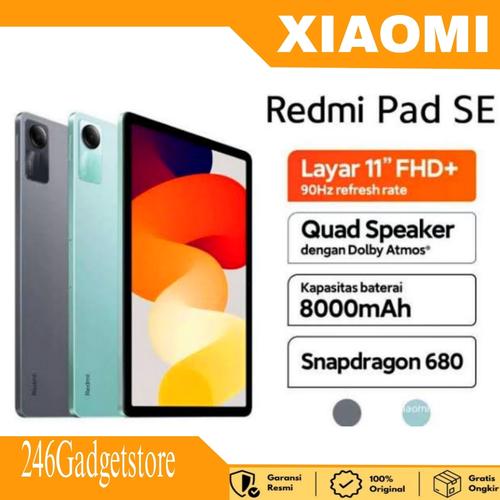 Jual Xiaomi Redmi Pad SE Ram 4GB Internal 128GB Baru Garansi Resmi ...