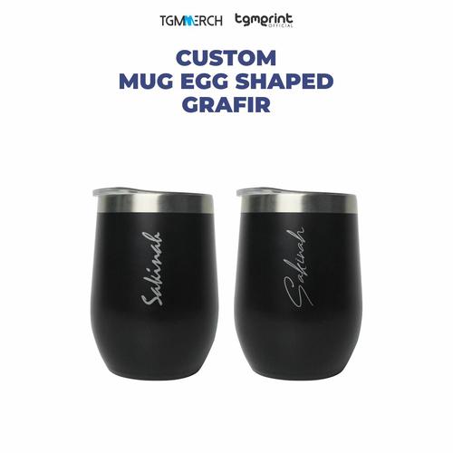 Jual Custom Mug Egg Shaped termos Suhu | botol Minum Grafir - Grafri 1 ...