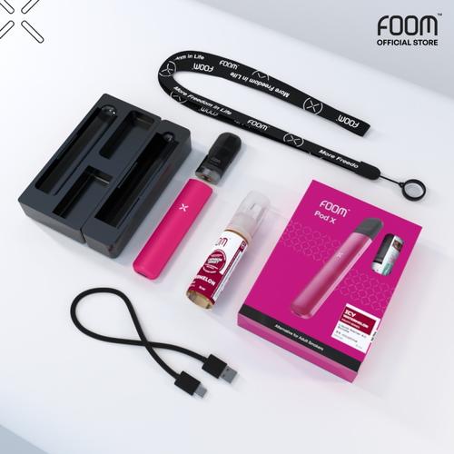Promo FOOM X POD KIT BUNDLING LIQUID 15ML BY FOOM - GOLD - Jakarta ...