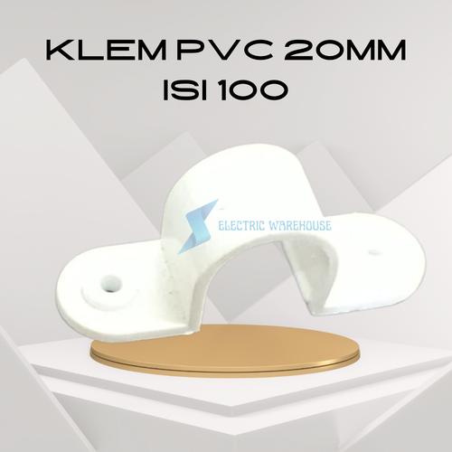 Jual KLEM PVC / CLAMP PVC 20 MM ISI 100 - Kota Makassar - Electric ...