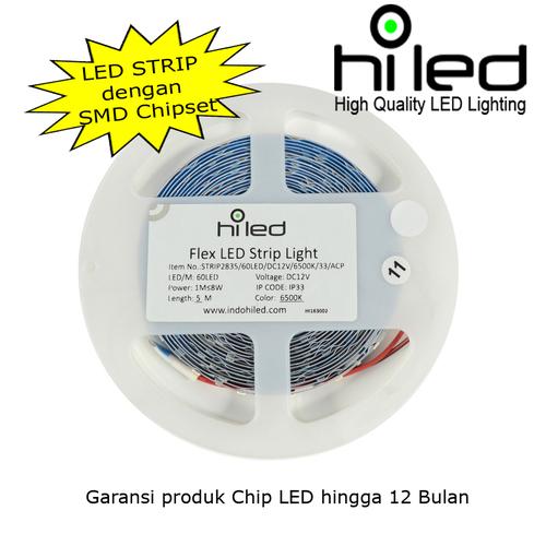 Jual HILED Lampu LED Strip 2835 60 LED 5 Meter Indoor/lampu drop ...