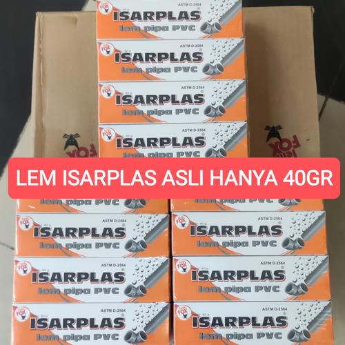 Jual ISARPLAS Tube 40 gram Lem FOX Lem Pipa PVC - Jakarta Timur ...
