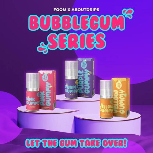 Promo LIQUID FOOM BUBBLEGUM SERIES 30ML 30MG BY FOOM X ABOUT DRIPS ...