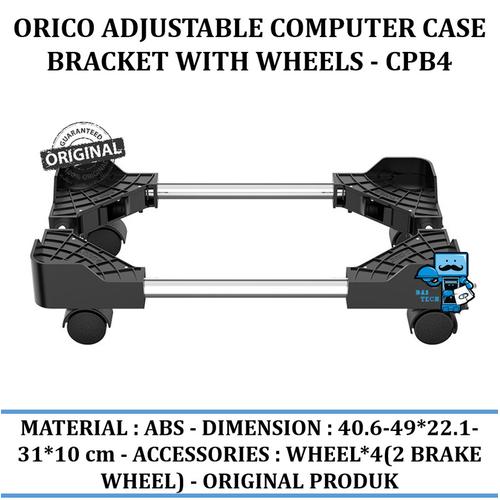 Jual Orico Adjustable Computer Case Bracket With Wheels - Cpb4 ...