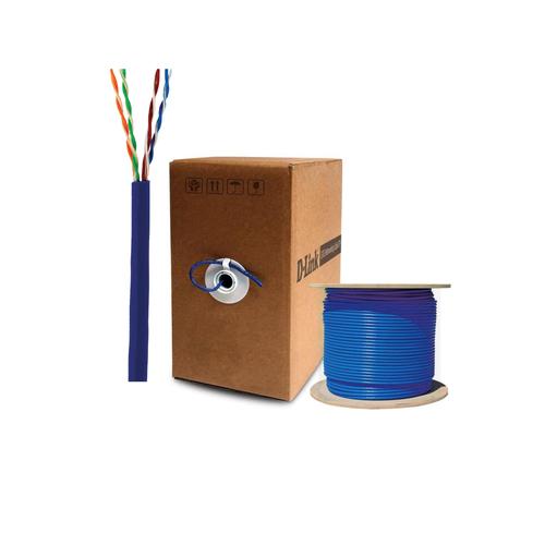 Jual D-LINK CAT.6 UTP 23AWG Blue Color, Easy Pull Box, 305m Box Cable ...