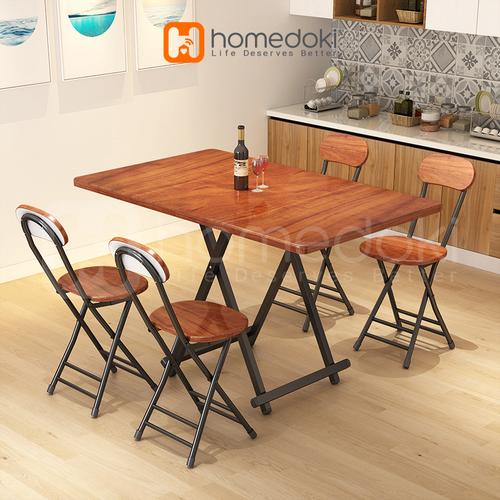 Promo Meja Lipat Portable/ Meja Makan portable/ Meja Lipat Besi/ Meja ...