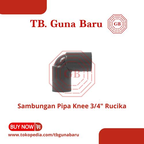 Jual SAMBUNGAN PIPA KNEE / KENI 3/4" INCH L 90 AW RUCIKA - Kota ...