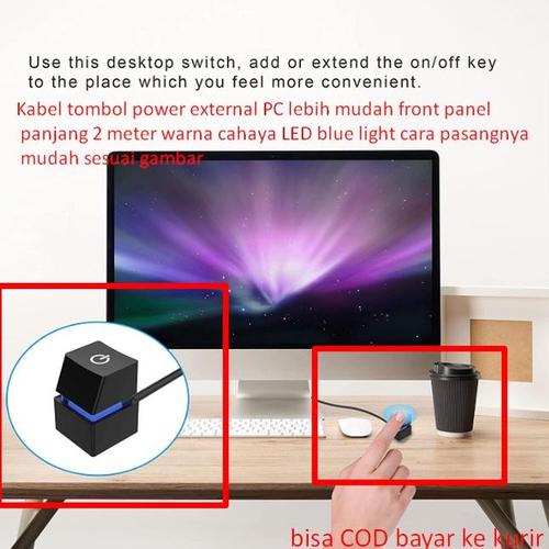 Jual Kabel Tombol Power External Pc Lebih Mudah Front Panel Panjang 2 ...
