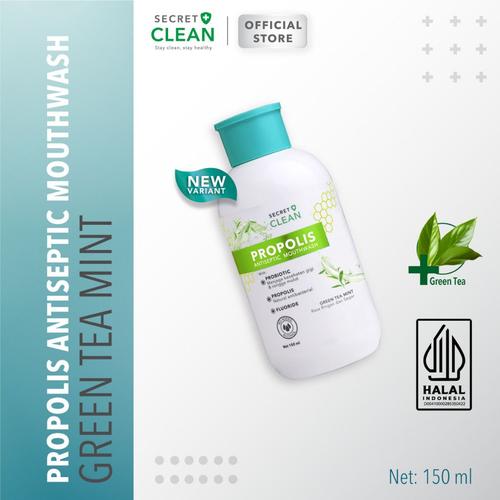 Jual Secret Clean Propolis Antiseptic Mouthwash 150ml | 300ml | 500ml ...