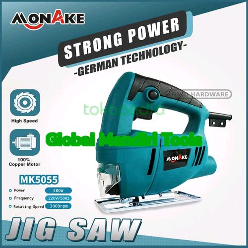 Jual Mesin Jigsaw Gergaji Potong Kayu Triplek Listrik MONAKE MK5055 German - Kota Tangerang ...