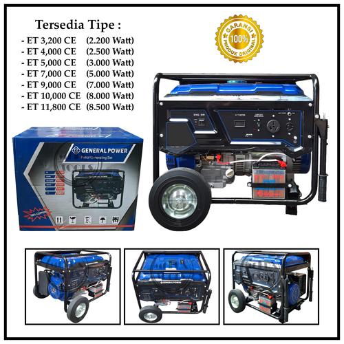 Jual Genset 3000 Watt GENERAL ET 5000 CE Power Gasoline Generator ...