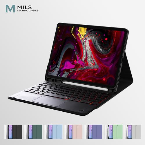 Promo MILS RGB Backlit Touchpad Keyboard Case iPad 7 8 9 Pro 11 Air 4 5 ...