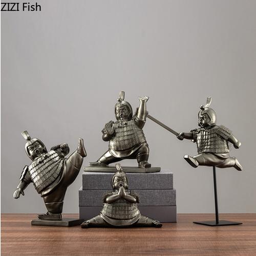 Jual Ornamen Patung Potret Terracotta Army Bahan Resin Untuk Dekorasi ...