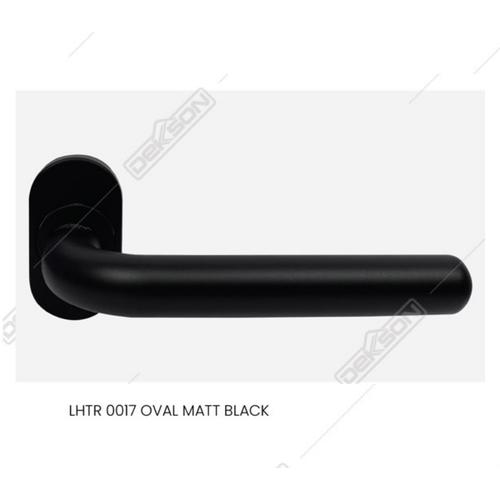 Jual HANDLE DEKKSON LHTR 0017 OVAL MATT BLACK Lever Handle Pintu ...