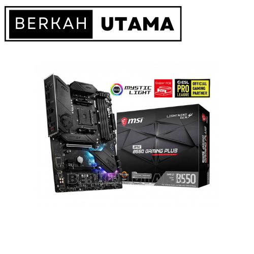 Jual MSI MPG B550 GAMING PLUS (AM4, AMD PROMONTORY B550, DDR4, USB3.2 ...