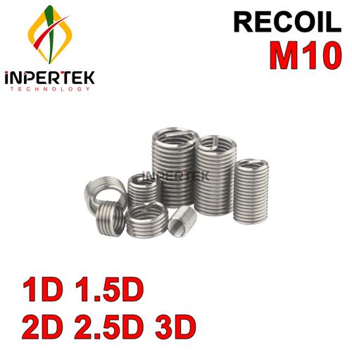Promo Recoil M10X1.5 Thread Helicoil M10 Drat Baut Repair Stainless ...