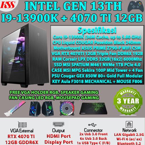 Jual Baru CPU Komputer/PC Rakitan Core I9 Monster Gaming Limited Siap ...