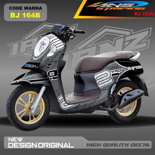 Jual DECAL STICKER SCOOPY FULL BODY / STICKER DECAL HONDA SCOOPY FULL BODY - BJ 164A, DOFF - Kab ...