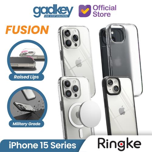 Jual Case iPhone 15 Pro Max Plus Ringke Fusion Casing Slim Clear ...