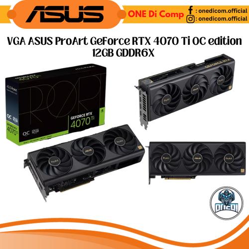 Jual VGA ASUS ProArt GeForce RTX 4070 Ti OC edition 12GB GDDR6X - Kota ...