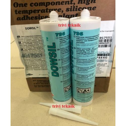 Jual dow corning rtv 736 heat resistant silicone sealant,silikon tahan ...