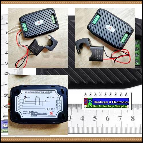 Jual PZEM-016 AC Digital Power Meter 100A RS485 Modbus with split CT ...