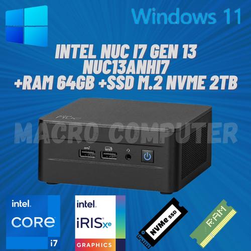 Jual MINI PC INTEL NUC i7 GEN 13 FULLSET WIN11 +RAM +SSD |INTEL ...
