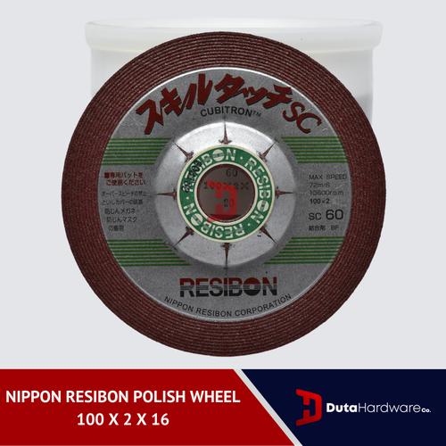 Jual Nippon Resibon 4" x 2mm SC60 - Batu Gurinda Poles - Kota Tangerang ...