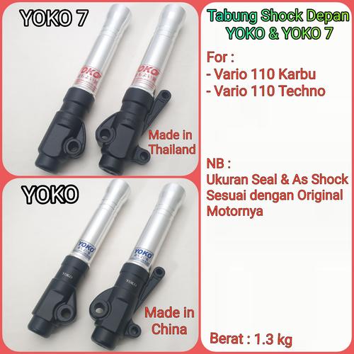 Jual TABUNG SHOCK DEPAN YOKO MODEL STANDARD VARIO OLD, VARIO TECHNO 110 ...
