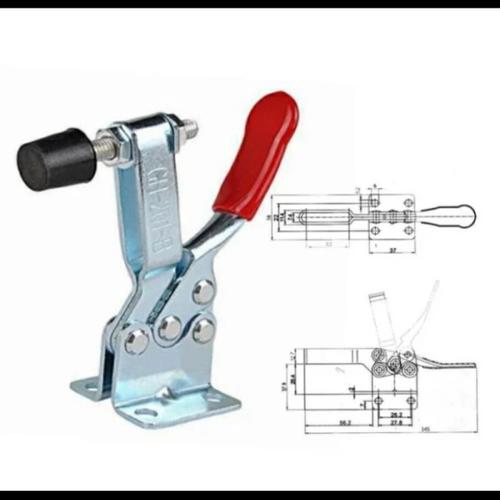 Jual toogle clamp GH-201 B, clamp horizontal quick release, penjepit ...
