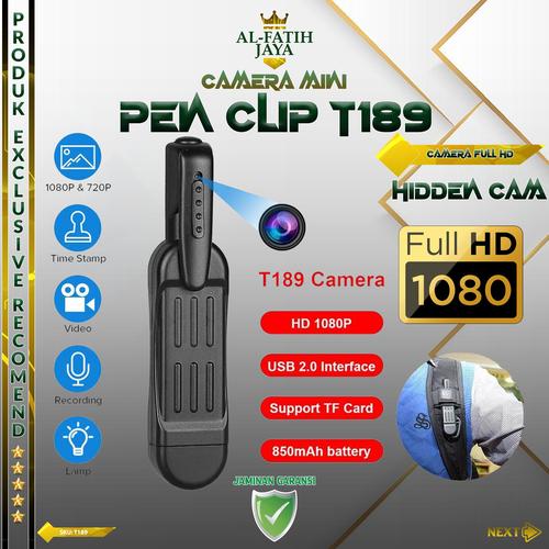 Promo Spy IP Camera Pena Pulpen Clip T189 Kamera Full HD 1080P ...