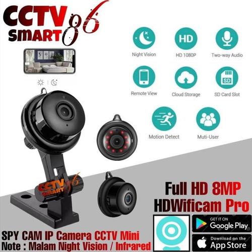 Jual New Ip Mini Cctv Spy Camera Wirreles Smart Wifi 8Mp Hd 1080P ...