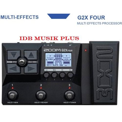 Jual Multi Efek Gitar Zoom G2X Four + Adaptor Zoom Ad-16E Original Zoom ...