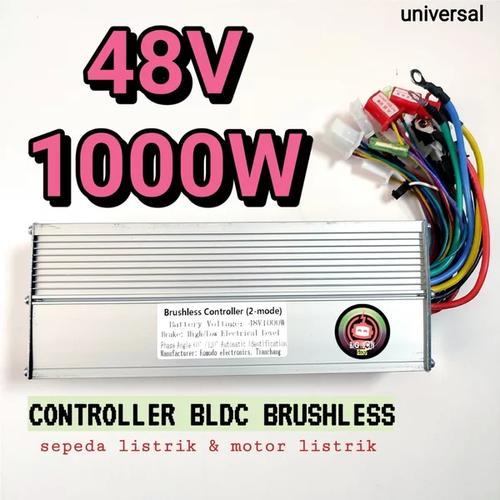Jual CONTROLLER 48V 1000W BLDC BRUSHLESS SEPEDA LISTRIK / MOTOR LISTRIK ...